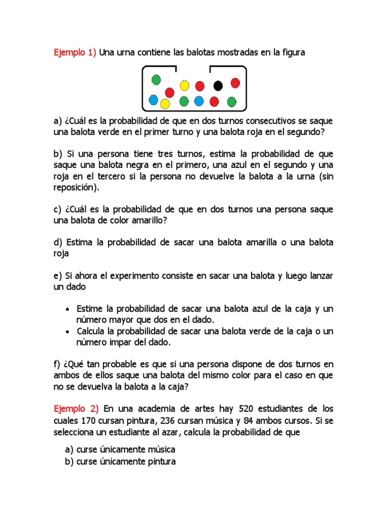 Clase Probabilidad Compuesta Explicación | PDF | Probabilidad ...
