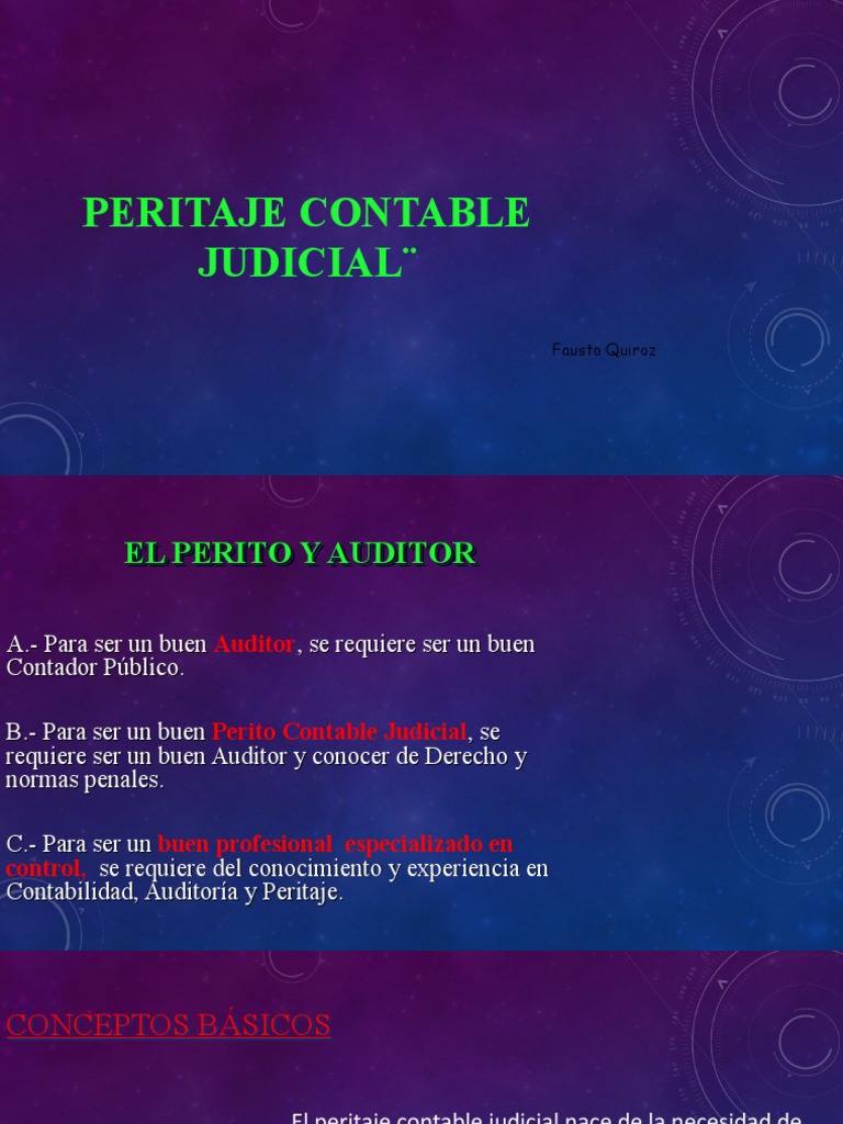 Peritaje Contable Judicial: Guía Esencial | PDF | Testigo experto ...