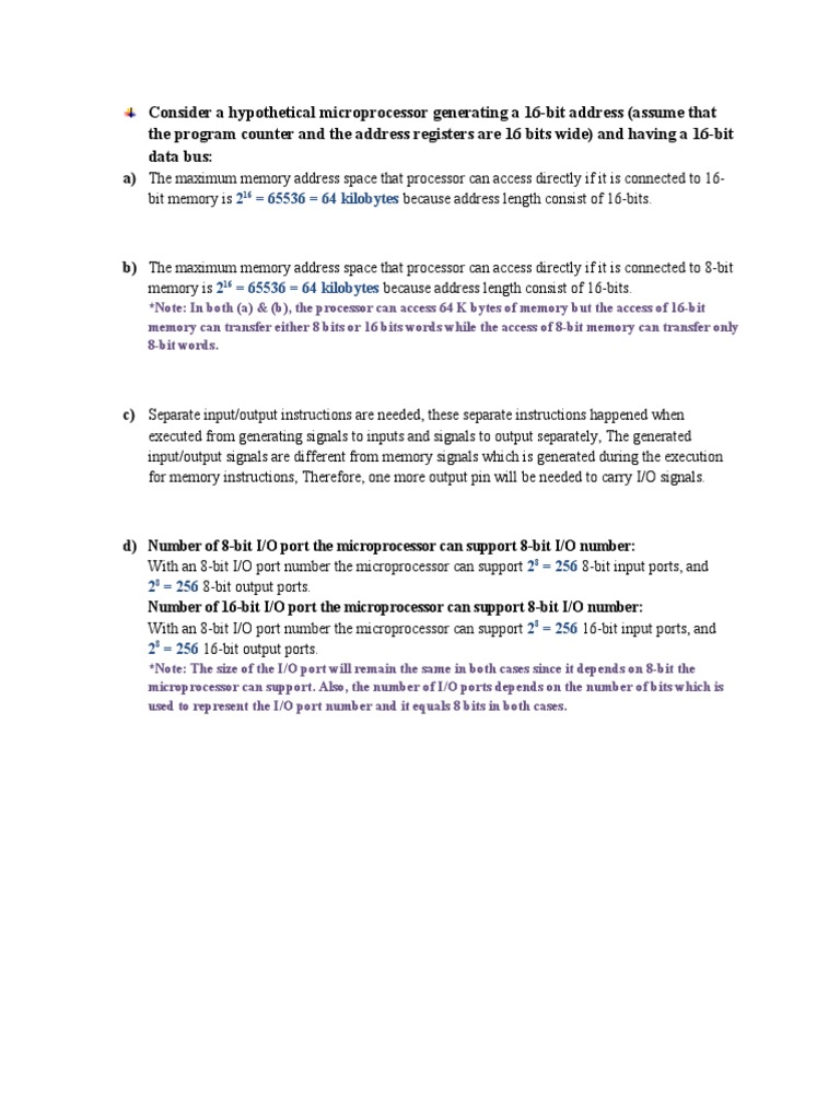 Assigment 1 | PDF | Input/Output | Central Processing Unit