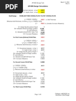 API 650 Tank Design Calculation | PDF | Pressure | Concrete