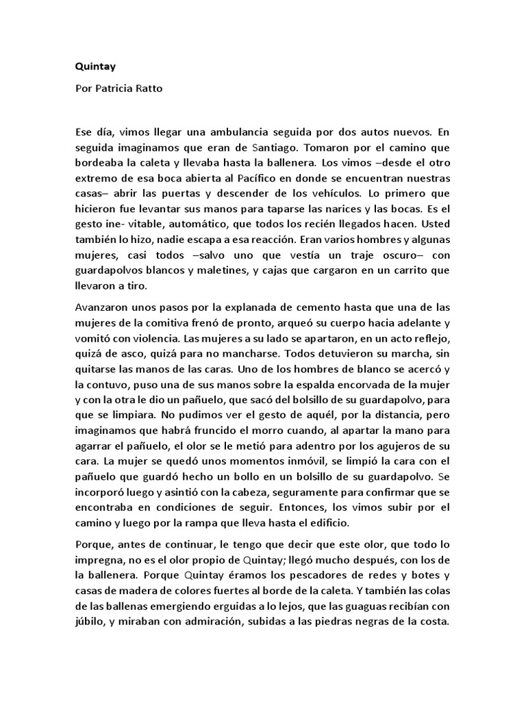 Quintay PATRICIA RATTO | PDF | Naturaleza