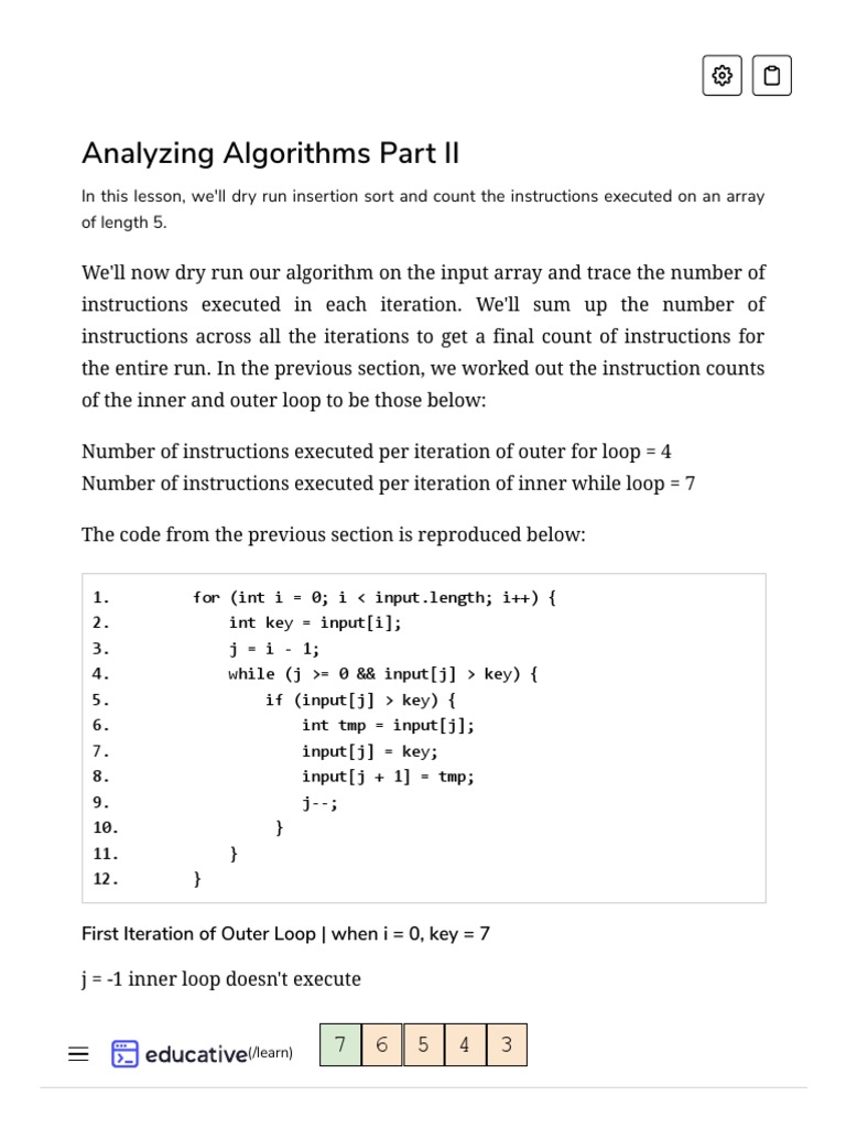 Analyzing Algorithms Part II | PDF | Control Flow | Software Engineering