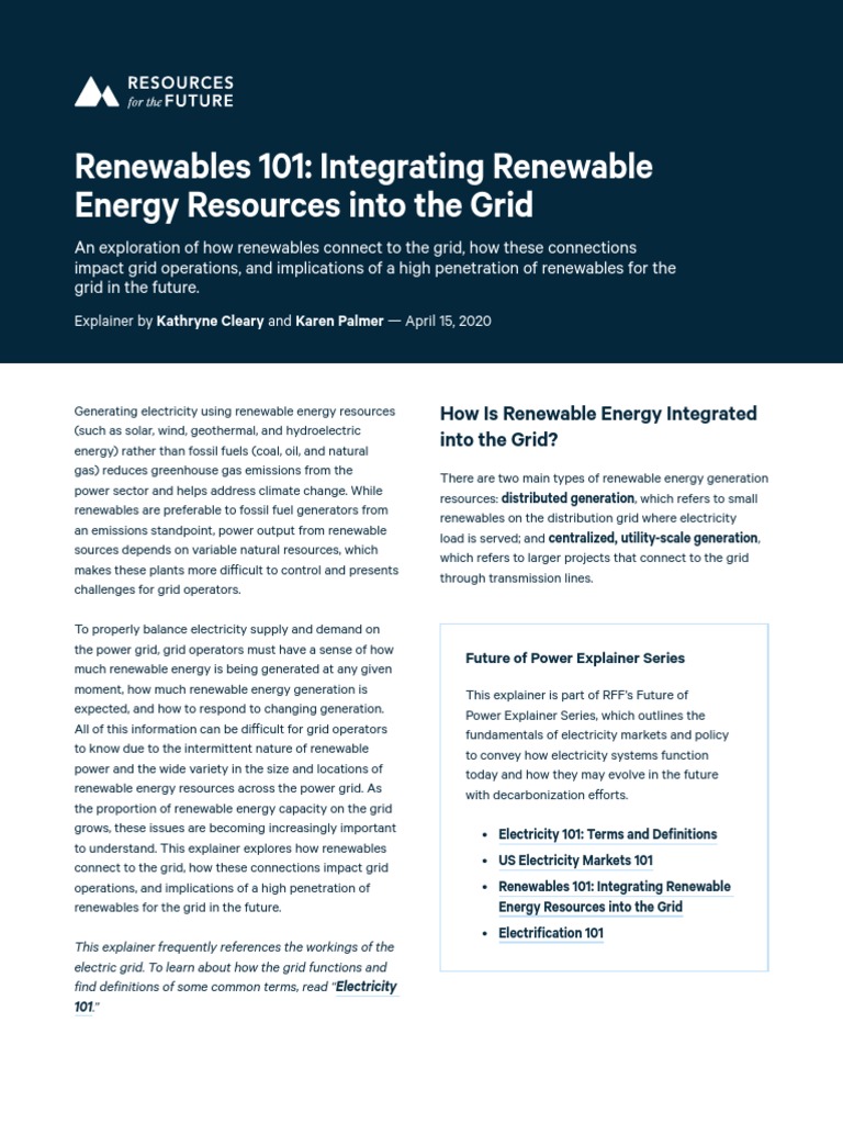 Distributed Generation | PDF | Electrical Grid | Renewable Energy