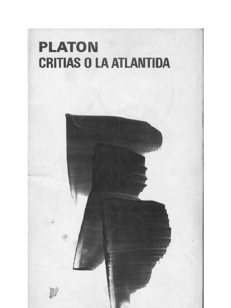 Platón - Critias o La Atlántida PDF | PDF | Atlantis | Platón