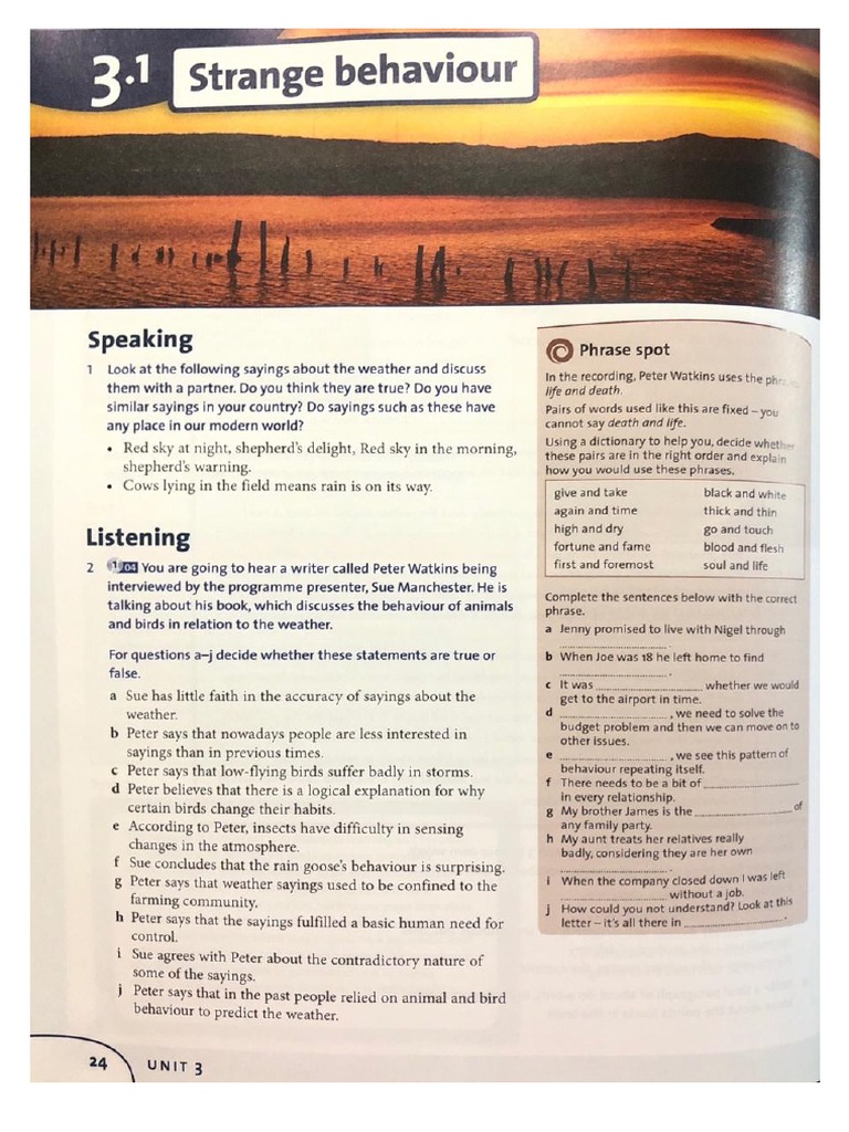 Objective SB U3 | PDF