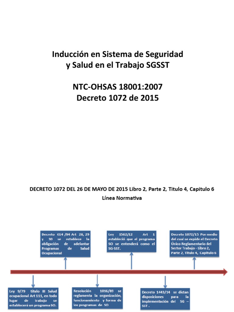 Presentacion Induccion SG-SST | PDF | Labor | Empleo