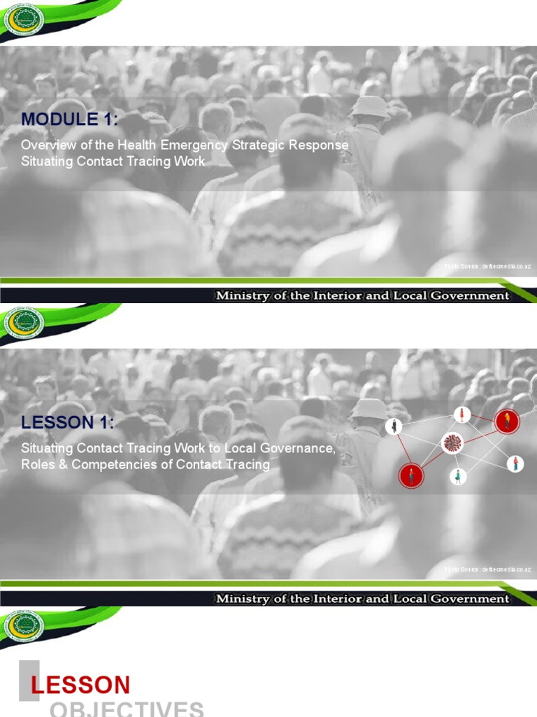 Overview of The Health Emergency Strategic Response Situating Contact ...