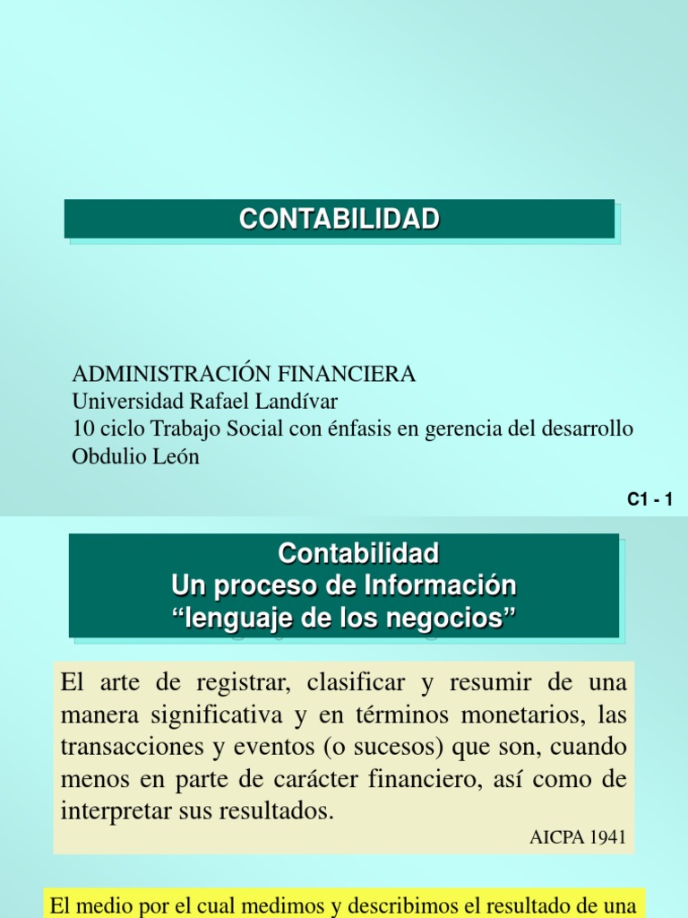 1 Introduccion A La Contabilidad | PDF | Contabilidad | Business