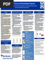 Qi Project Poster Template | PDF | Nursing | Risk Management