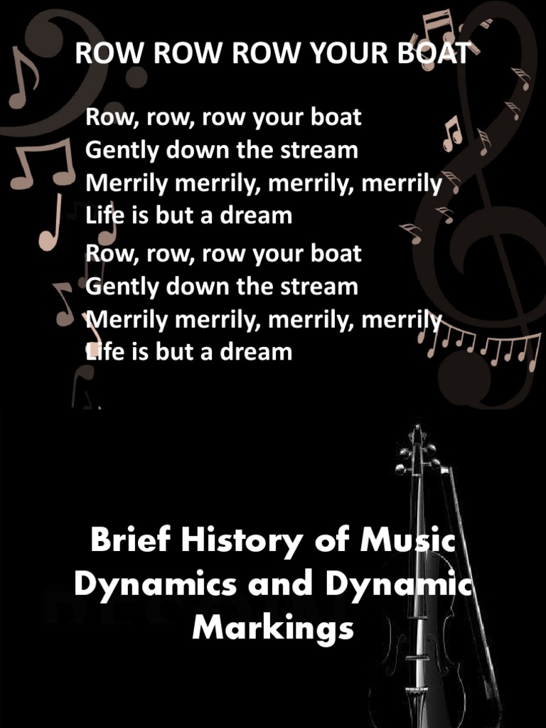 Brief History of Music Dynamics and Dynamic Markings | PDF | Musical ...