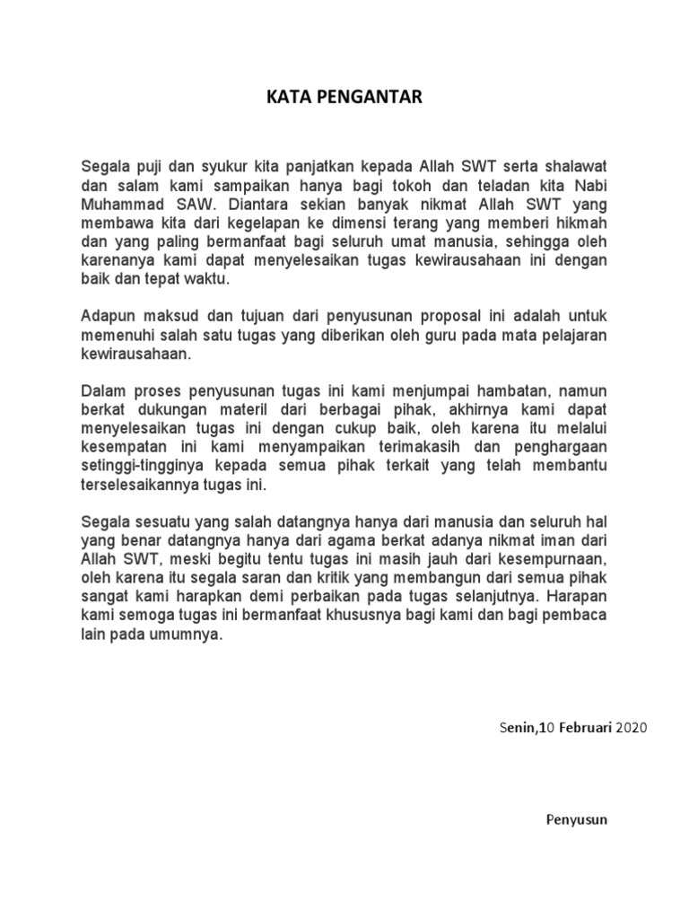 Proposal Nasi Bakar&jus Jambu | PDF