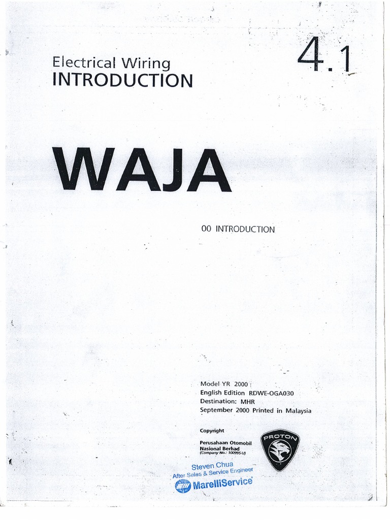 Waja Elec Wiring-26112013165107 | PDF
