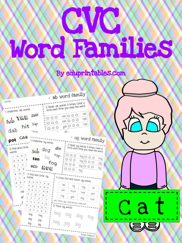 CVC Word Family PDF | PDF
