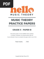 ABRSM Grade 5 Practice Test | PDF | Scale (Music) | Musicology