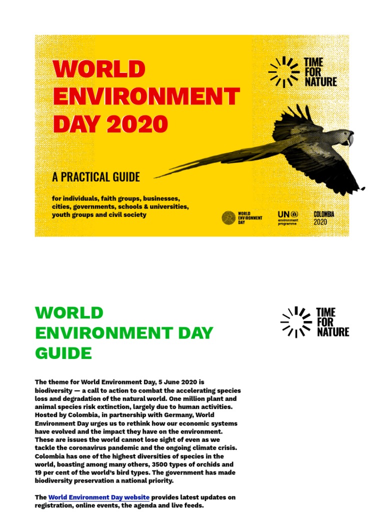 World Environment Day 2020 Guide | PDF | Biodiversity | United Nations ...