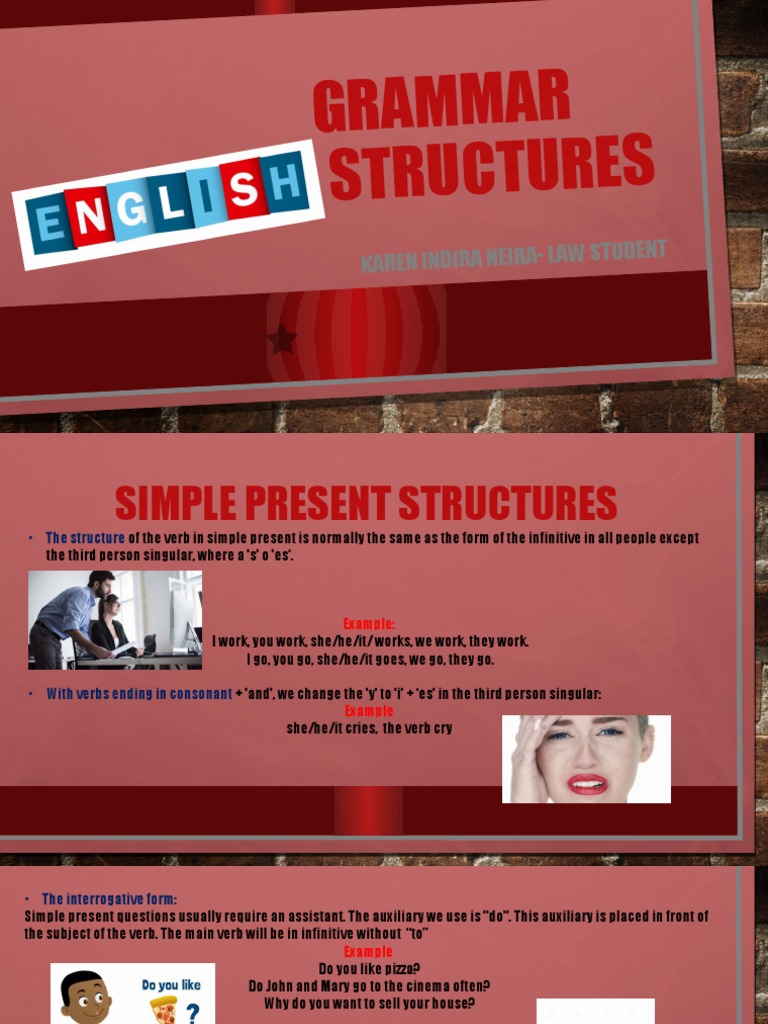Grammar Structures: Karen Indira Neira-Law Stu Dent | Télécharger gratuitement PDF | Perfect ...