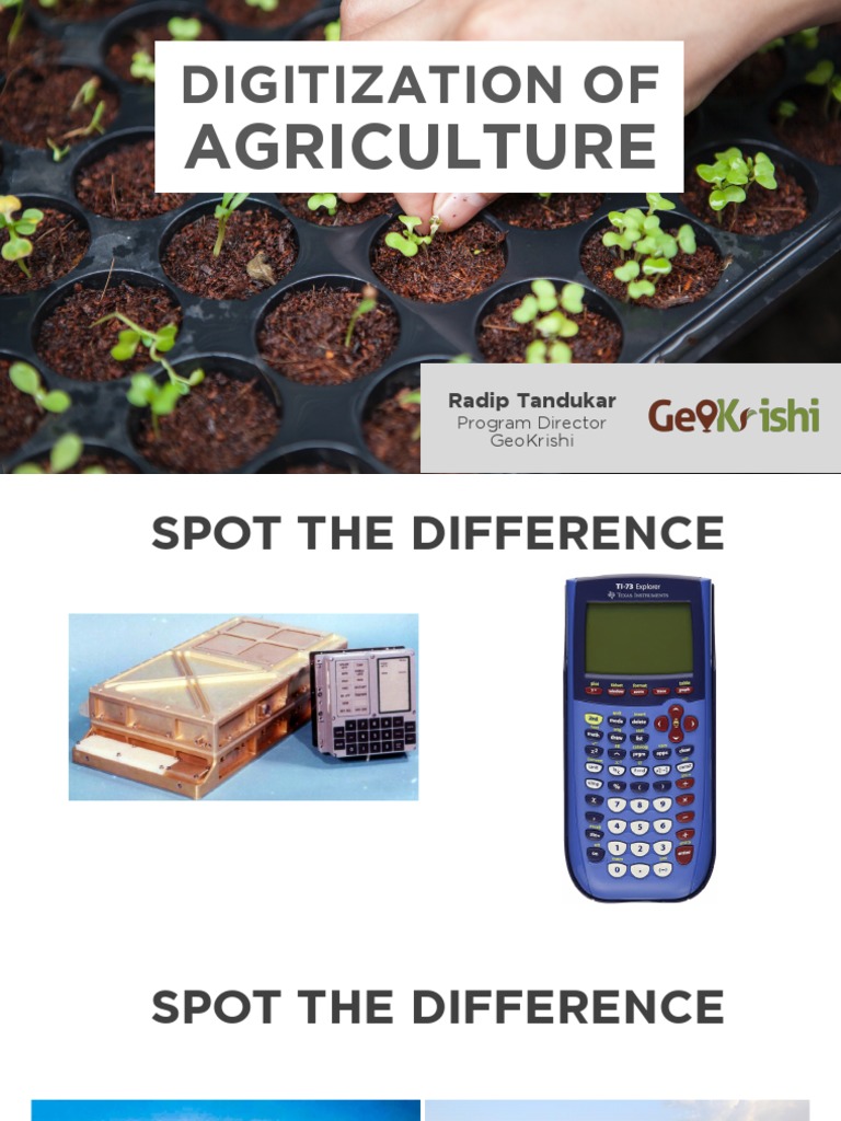 Digitization Of: Agriculture | PDF | Geographic Information System ...