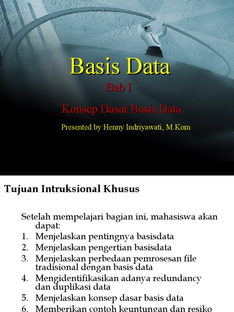 1.konsep Dasar Basis Data | PDF