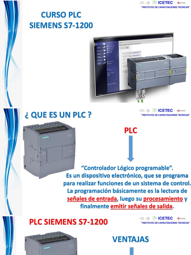 Curso PLC-4 | PDF | Controlador lógico programable | Unidad Central de procesamiento
