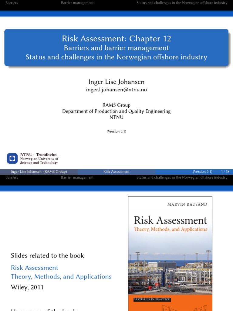 Barrier PDF | PDF | Risk Management | Risk