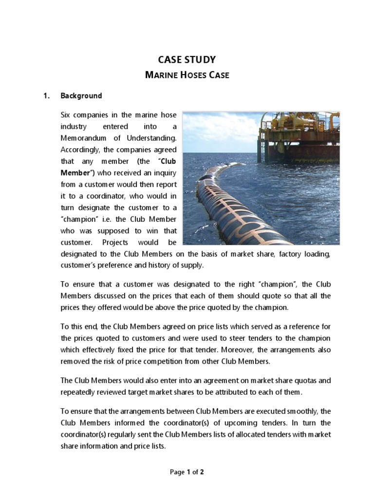 Case Study - Marine Hose - 28jul2020 | PDF