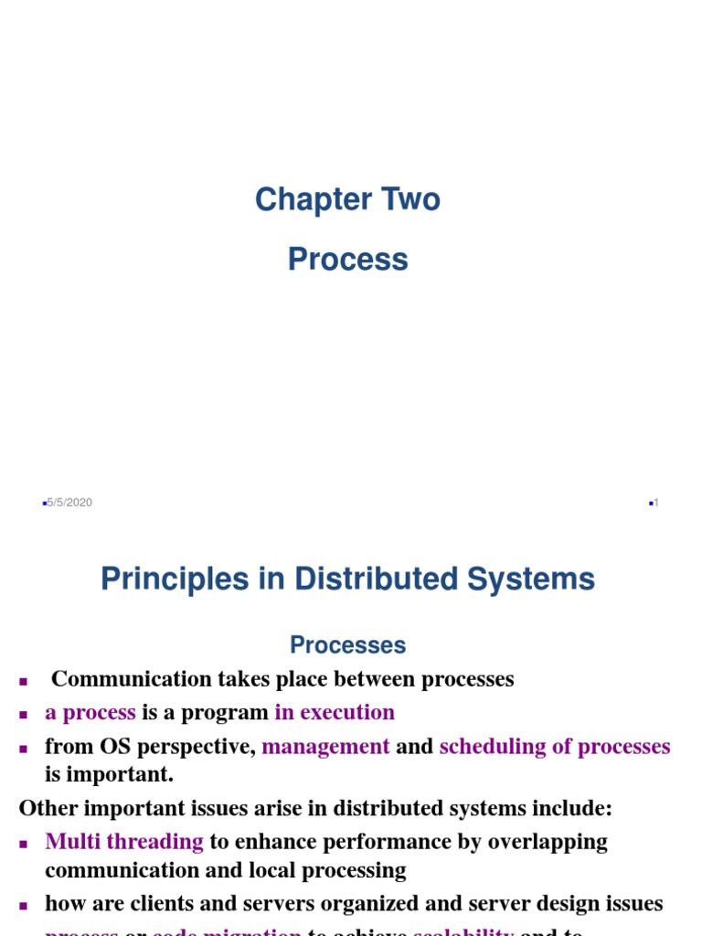 Chapter 2-Process | PDF | Thread (Computing) | Virtual Machine