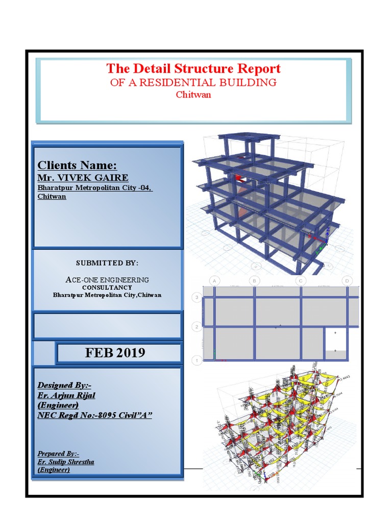 The Detail Structure Report: Clients Name | PDF | Structural Analysis ...