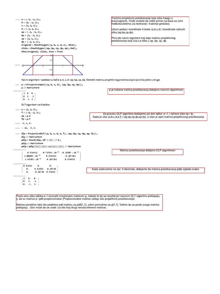 Prvi Primer - Trapez I Pravougaonik Sa Vezbi | PDF