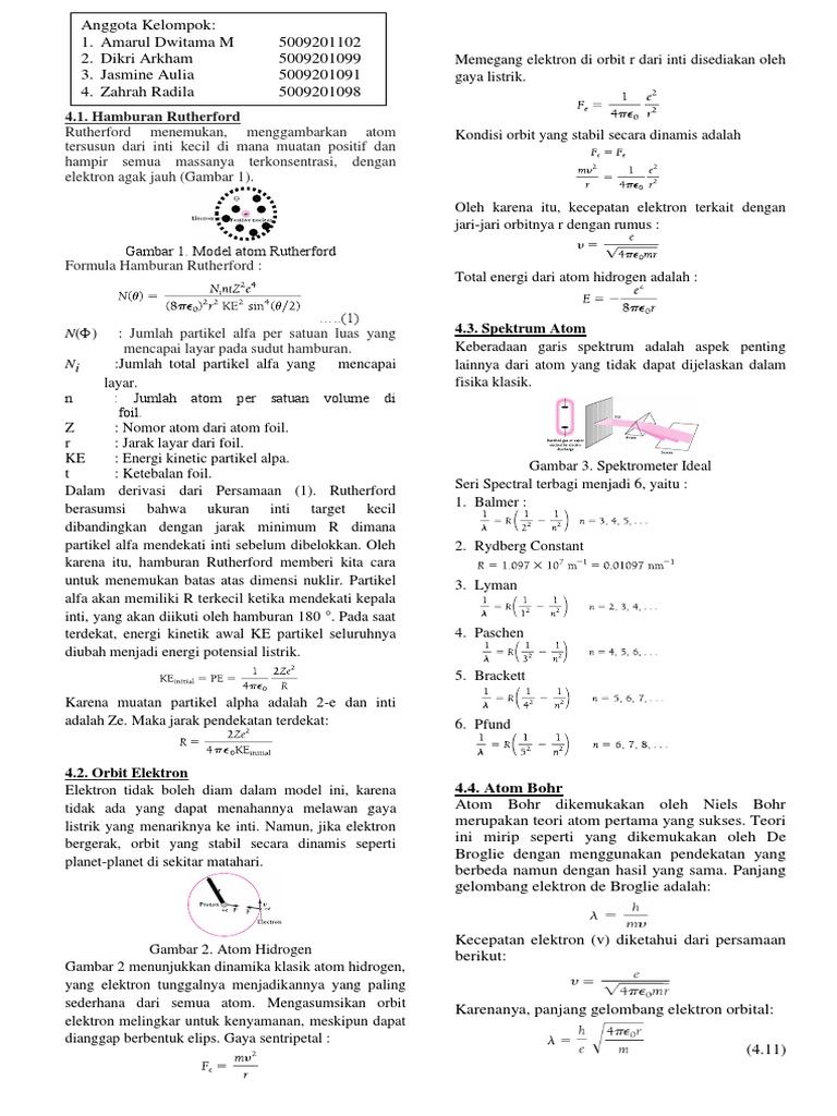 Resume Fisika Kuantum PDF | PDF