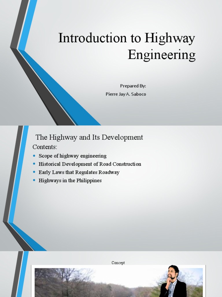 Introduction To Highway Engineering | PDF | Environmental Impact ...