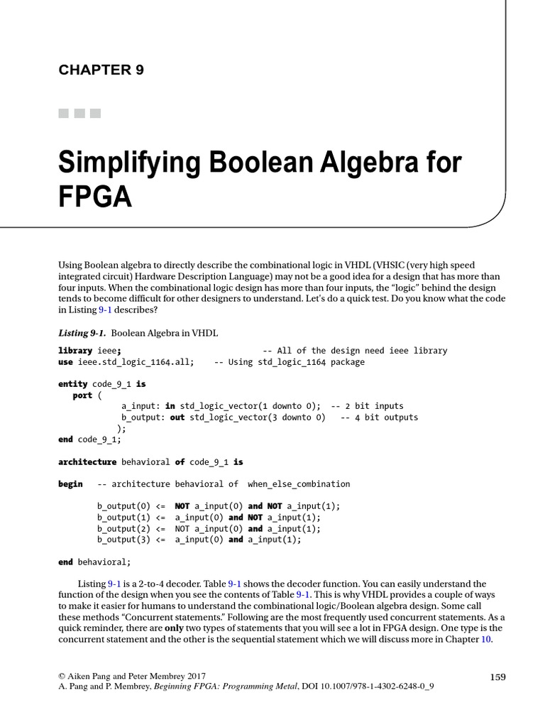 Beginning FPGA Programming - Partie34 | PDF | Vhdl | Parallel Computing