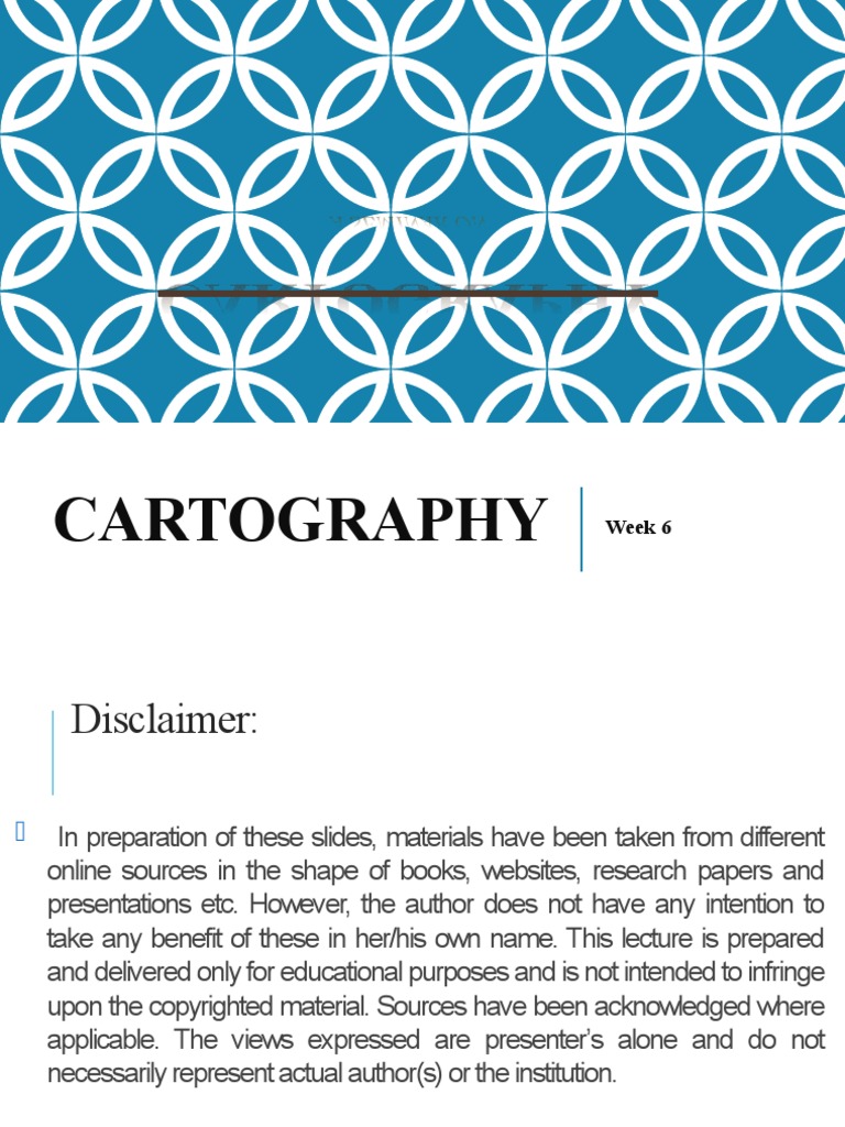 Cartography Lecture | PDF | Cartography | Map