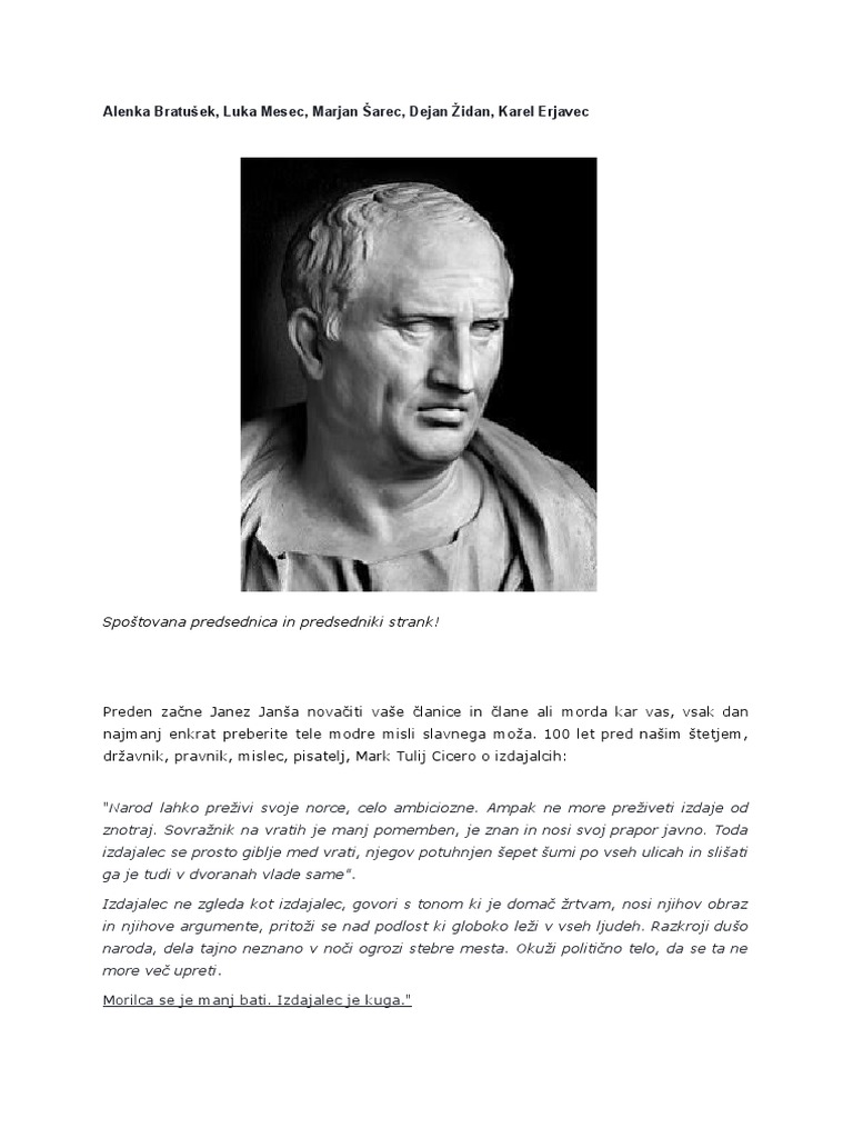 Ciril Brajer - SDS-izdajalec | PDF