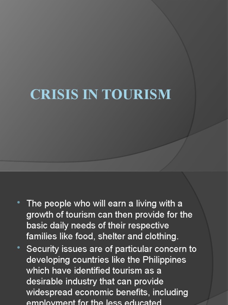 Tourism Crisis and Security in the Philippines | PDF | Tourism ...