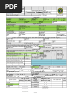 Case Investigation Form Coronavirus Disease (COVID-19) : (Check All ...