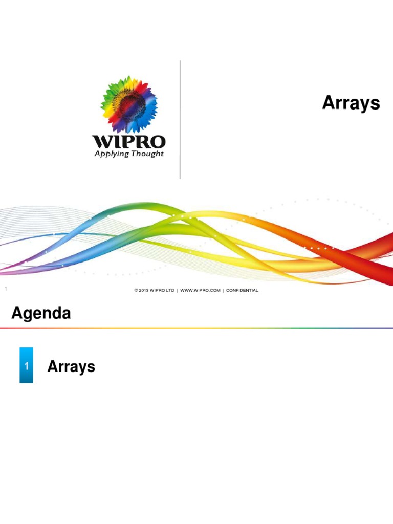 Arrays2 Pdf Pdf Array Data Structure Integer Computer Science 1169