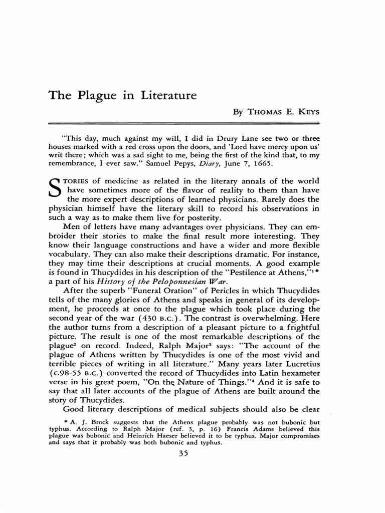 The Plague's Impact in Literature | PDF | The Decameron | Black Death
