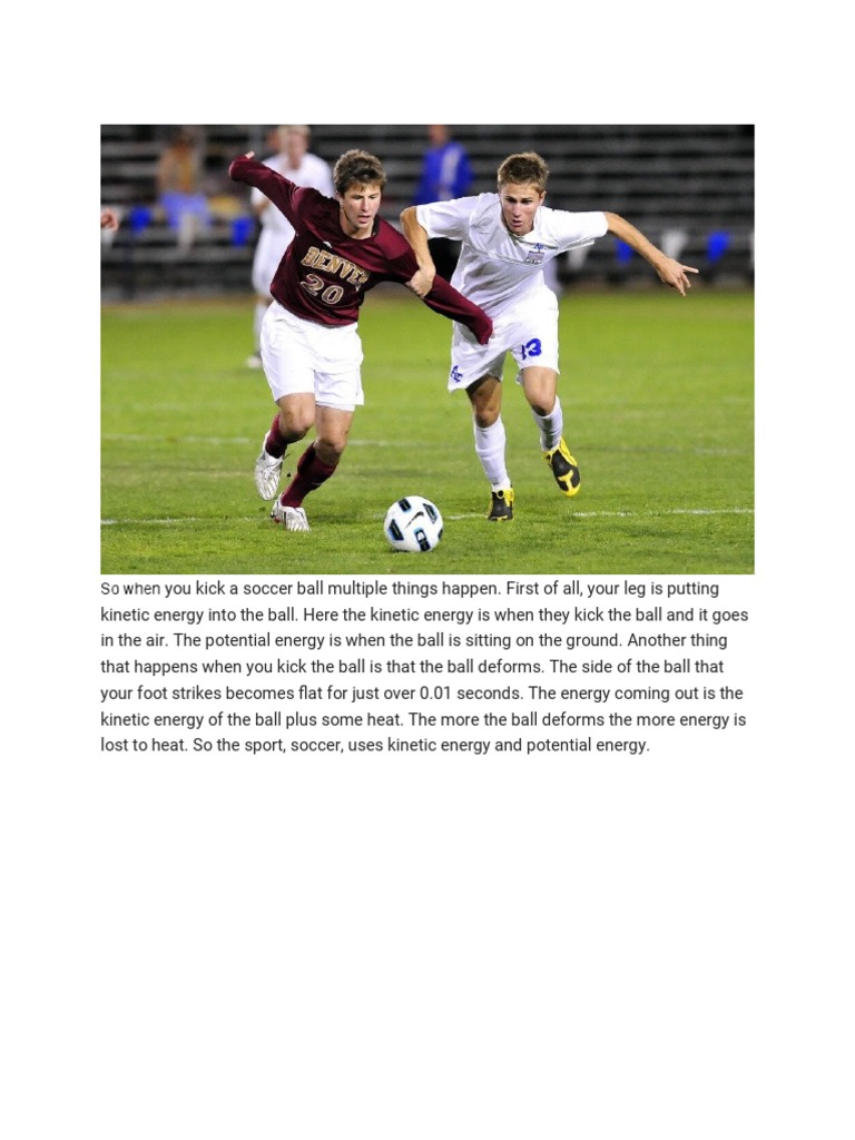 Soccer Physics Explained | PDF