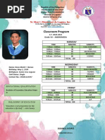 Sample of Multigrade Class Program | PDF | Learning