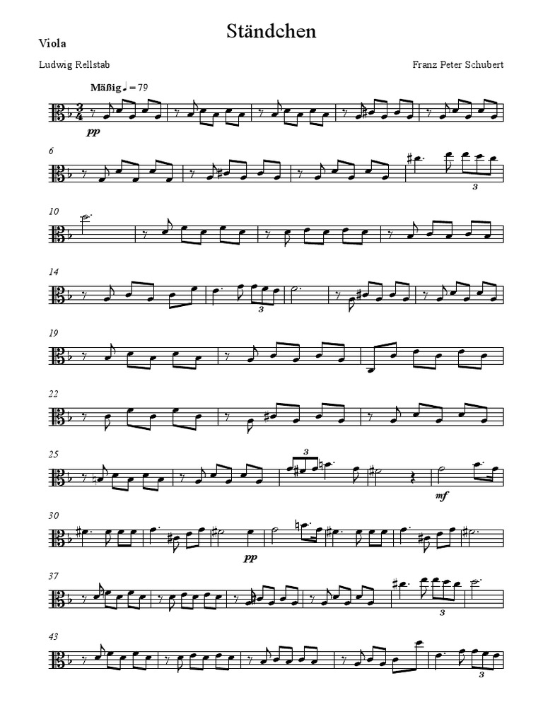 Standchen - Viola PDF | PDF