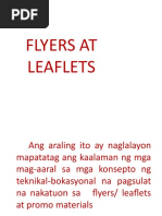 Filipino 12 Flyers at Leaflets | PDF