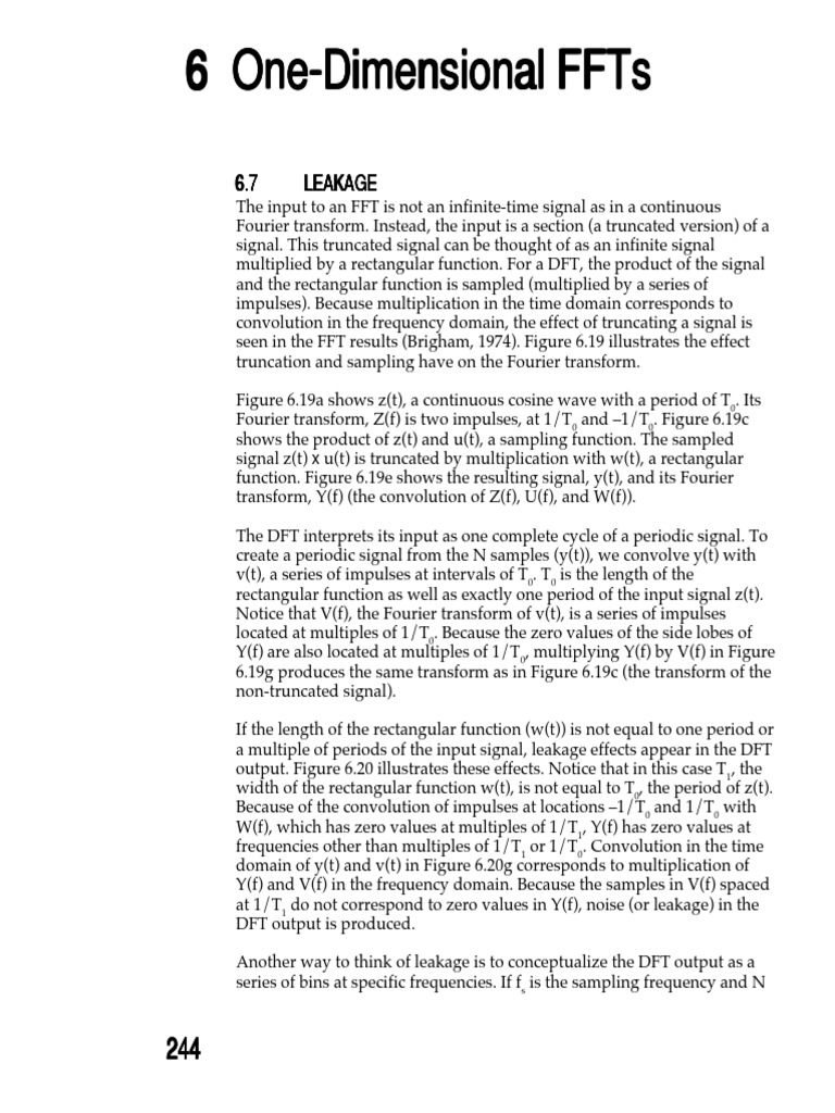 One-Dimensional Ffts One-Dimensional Ffts One-Dimensional Ffts One ...