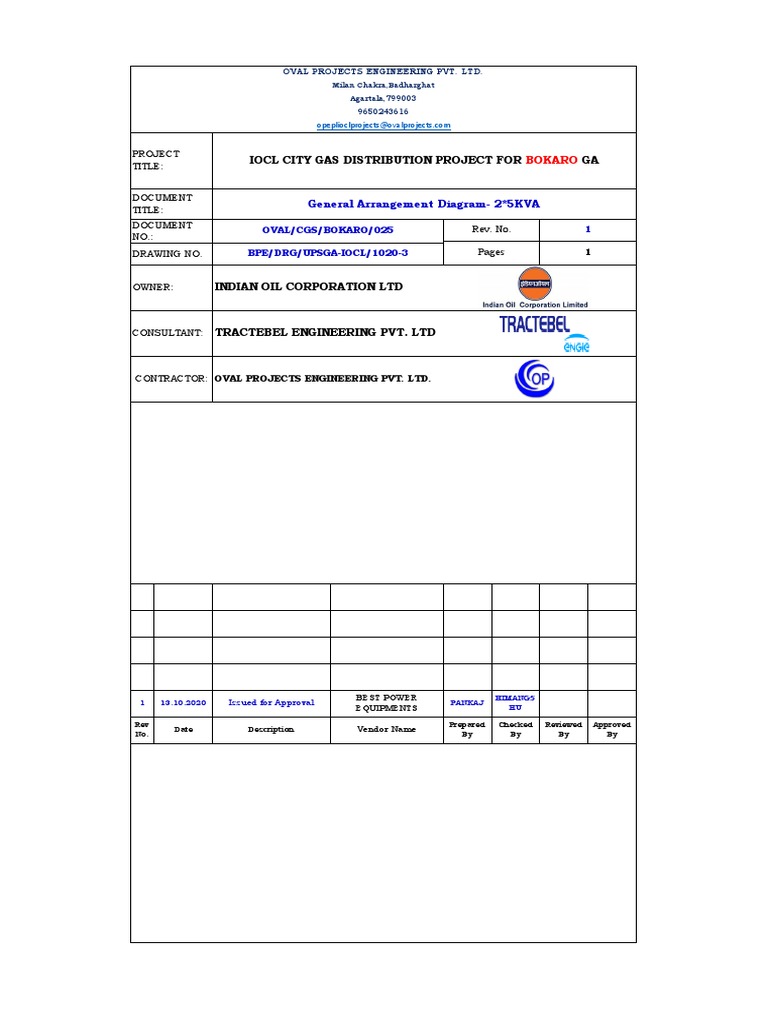 General Arrangement Diagram - 2x5KVA UPS | PDF | Electrical Engineering ...