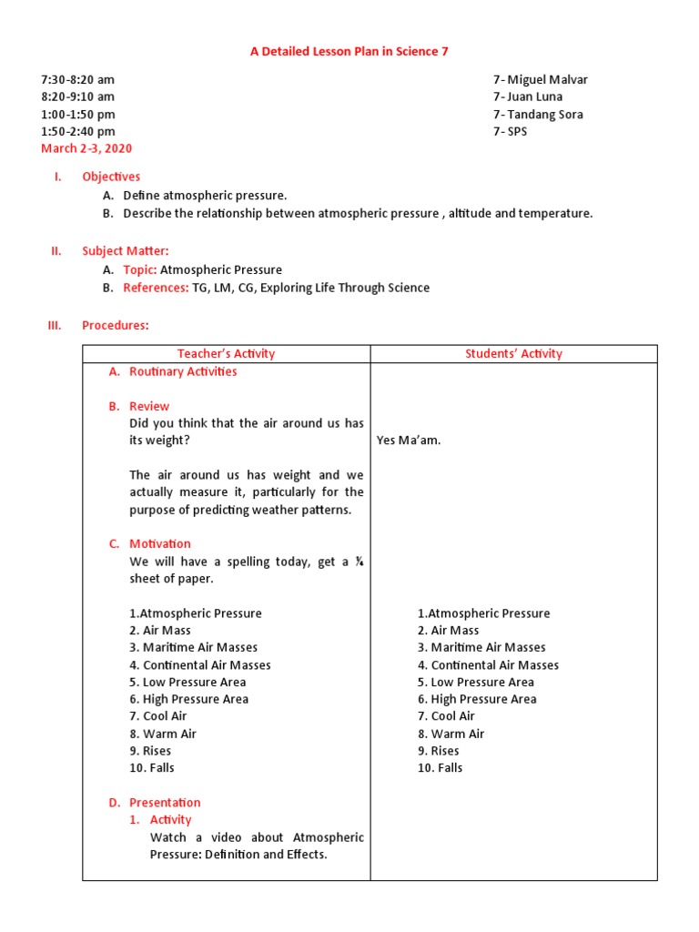 Understanding Atmospheric Pressure | PDF | Atmosphere Of Earth | Weight