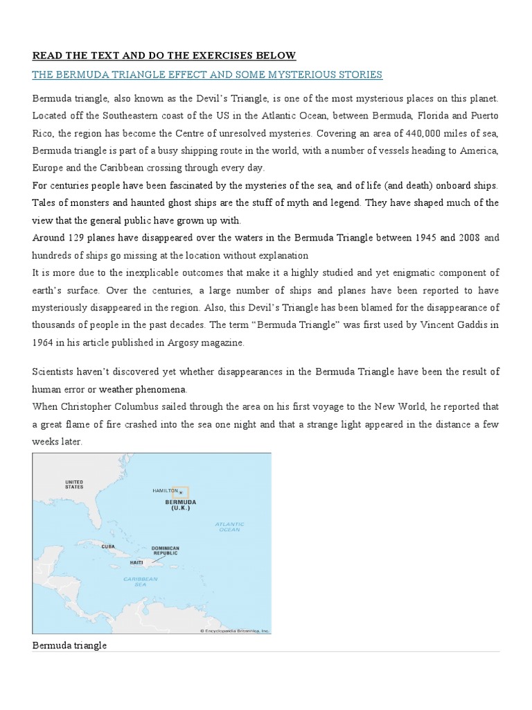 The Bermuda Triangle Effect and Some Mysterious Stories: Read The Text ...