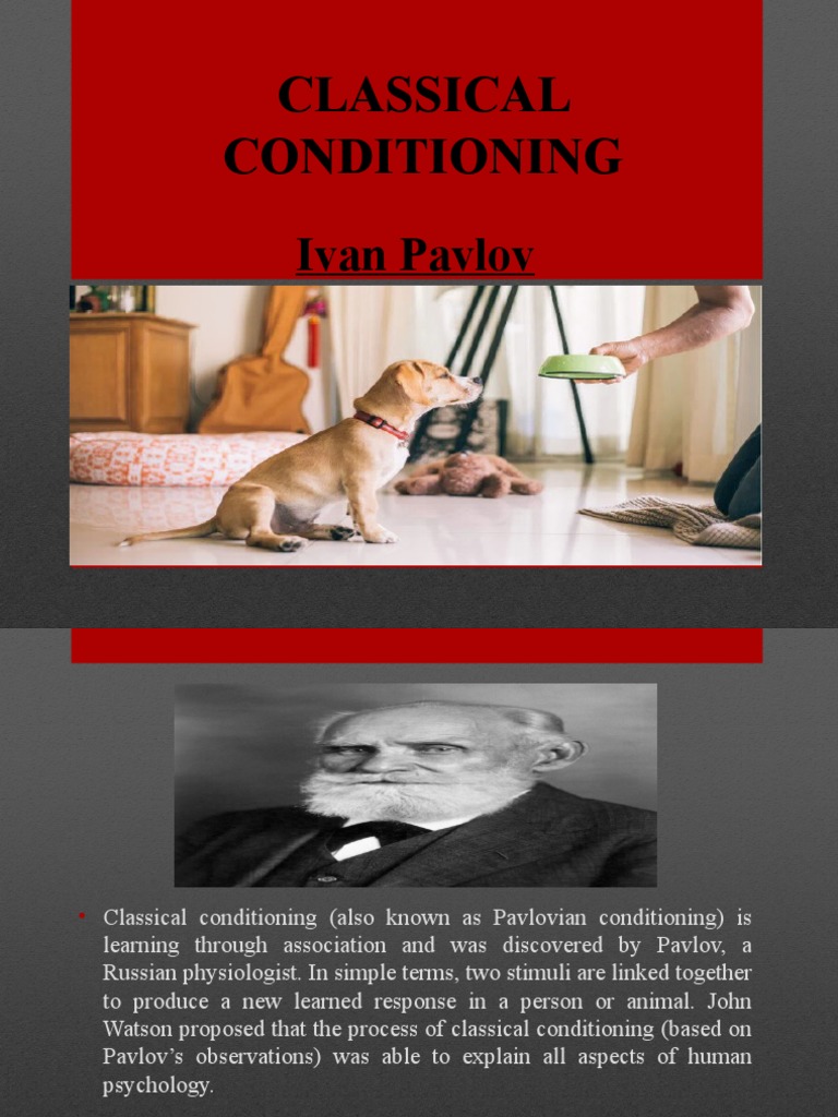 Classical Conditioning | PDF | Classical Conditioning | Psychological Concepts