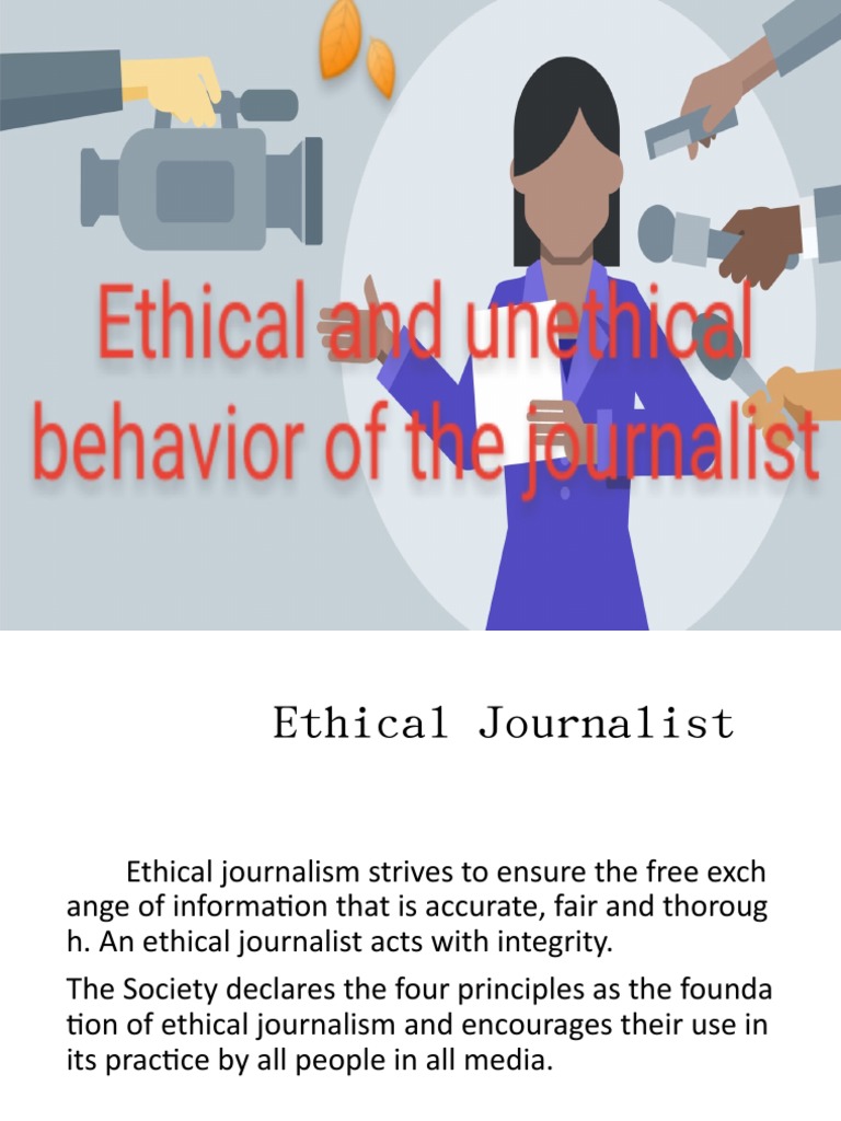 Principles of Ethical Journalism | PDF | Journalism | Applied Ethics