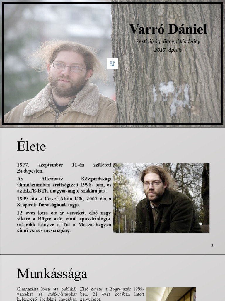 Varró Dániel | PDF