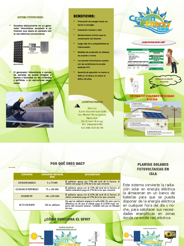 Beneficios del Sistema Fotovoltaico | PDF | Fotovoltaica | Kilovatio Hora