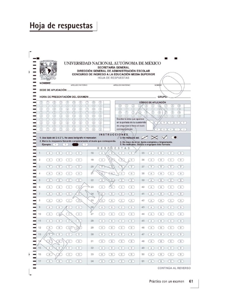 Examen Comipems | PDF